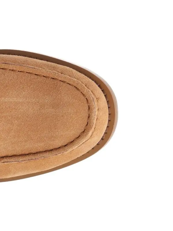 TOD'S Suede Moccasins - Brown