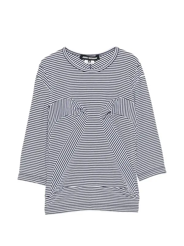 Junya Watanabe Striped Cotton T-shirt