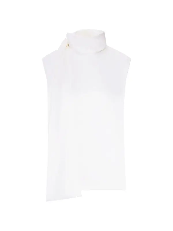 Bottega Veneta Satin Silk Top - Multicolor