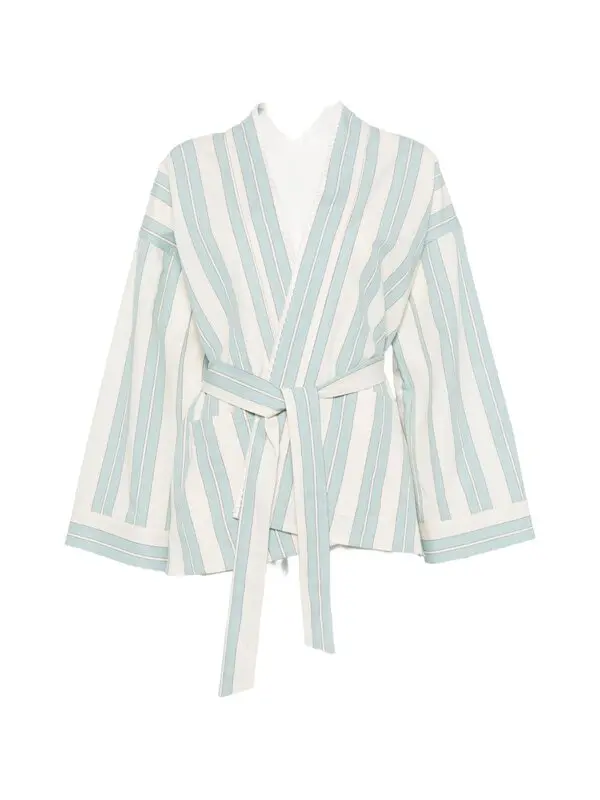 FORTE_FORTE Striped Kimono Jacket - Multicolor
