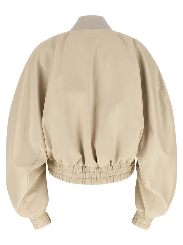 Andamane Leather Jacket - Cream
