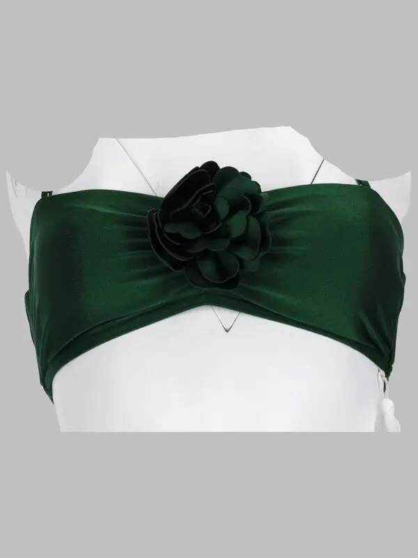 Zimmermann Waverly Flower Bandeau Bra - Green