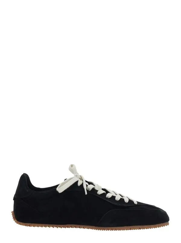 Axel Arigato Sneaker 'daze Runner' With Logo On The Tongue And Grooved Sole In Black Suede - Multicolor