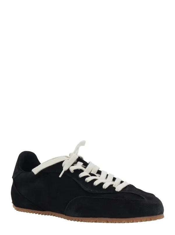 Axel Arigato Sneaker 'daze Runner' With Logo On The Tongue And Grooved Sole In Black Suede - Multicolor
