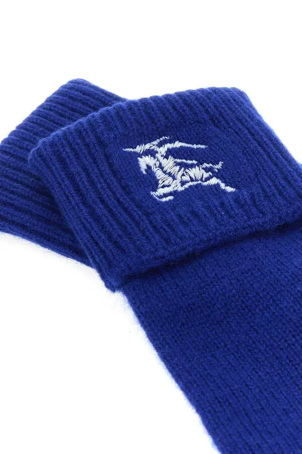 Burberry Cashmere Blend Gloves - Blue