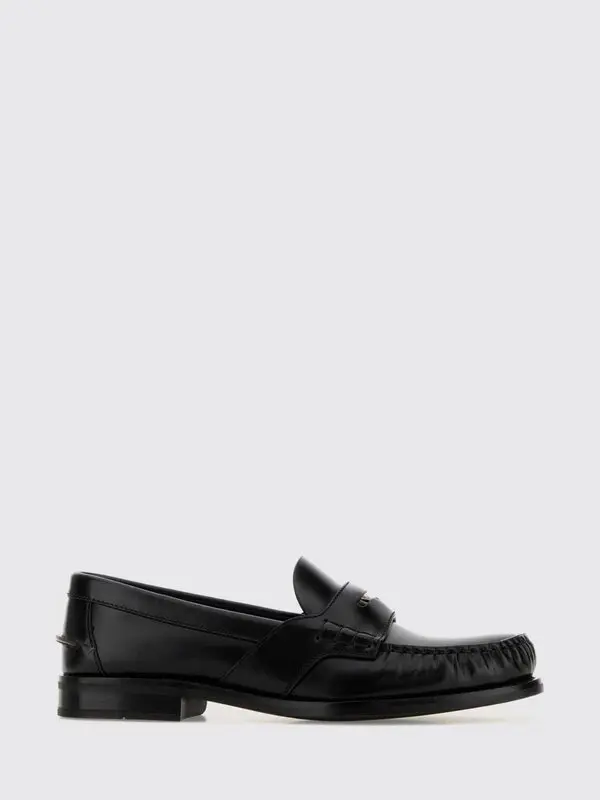 Prada Leather Loafers - Black
