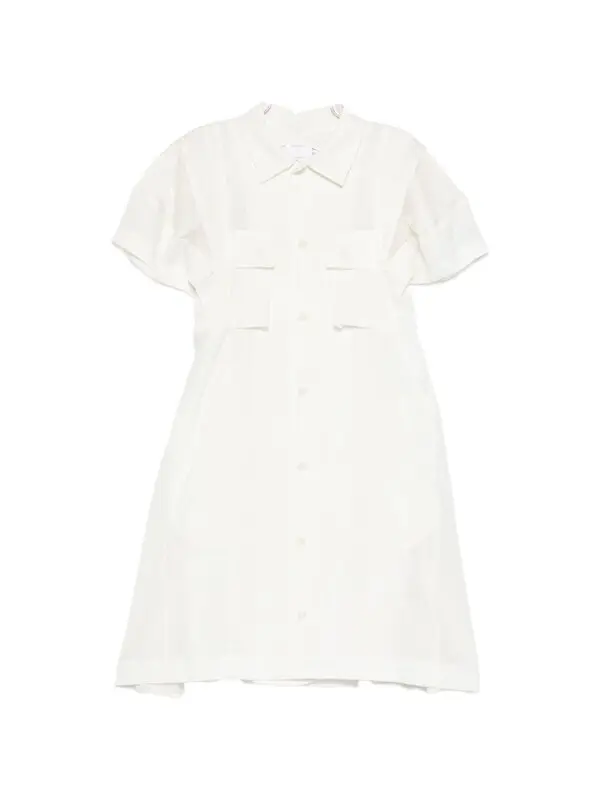 Sacai Wool Suiting Dress - Multicolor