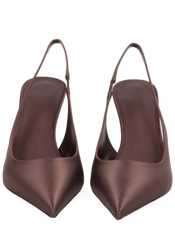 Paris Texas Lidia Slingback Pumps - Brown