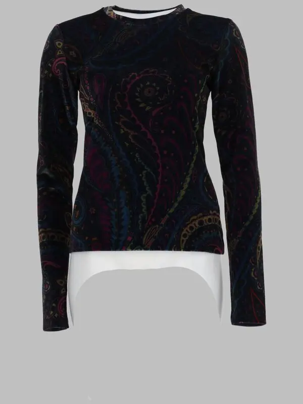Etro Top Con Stampa Paisley