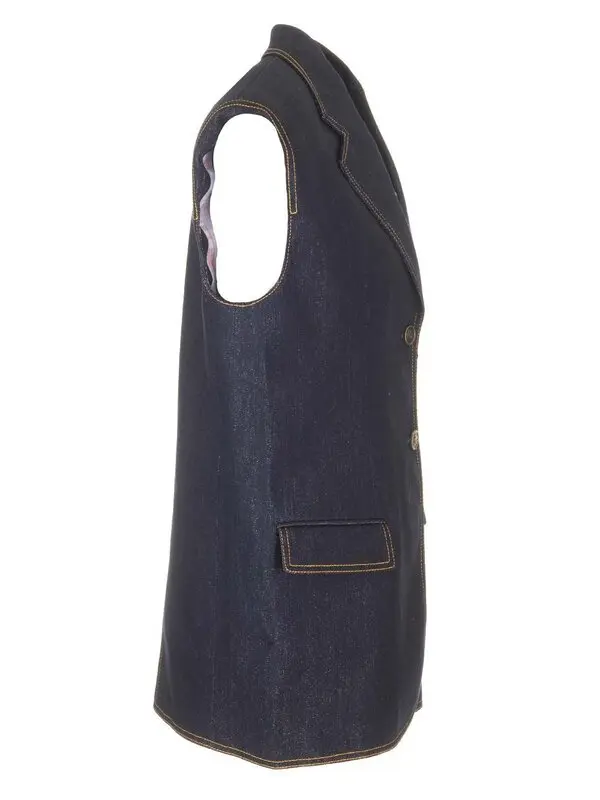Etro Denim Waistcoat
