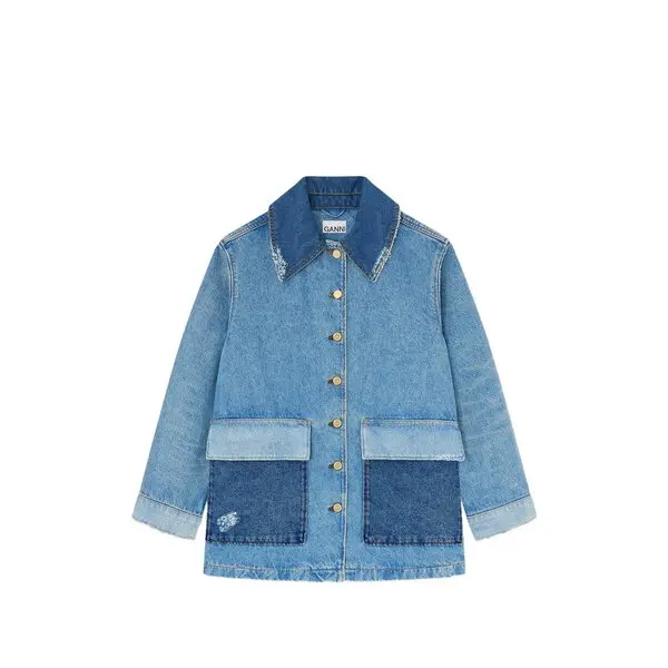 GANNI Jackets Denim Jackets