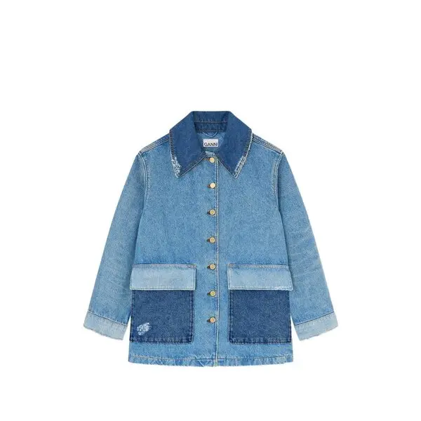 GANNI Denim Jacket - Blue