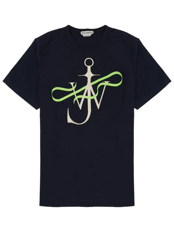 JW Anderson T-shirt Con Logo - Blue