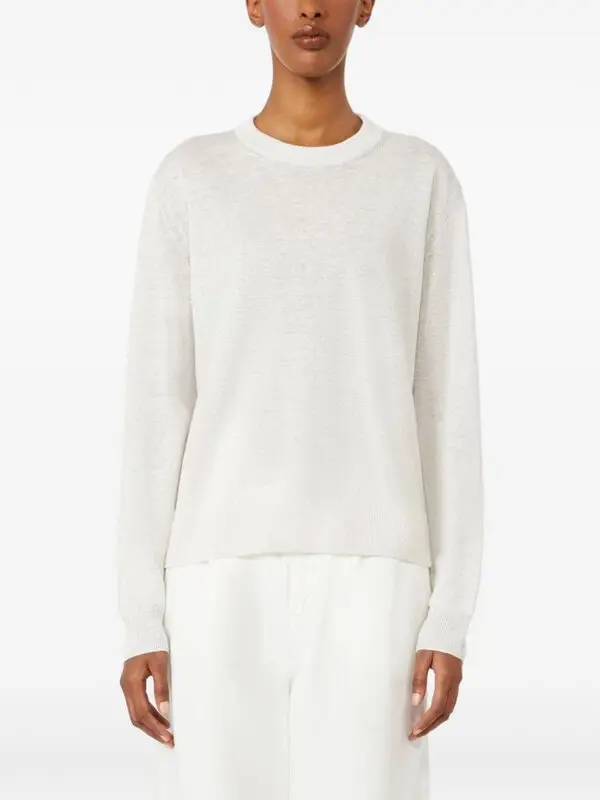 Max Mara Silk Nylon Crewneck Sweater