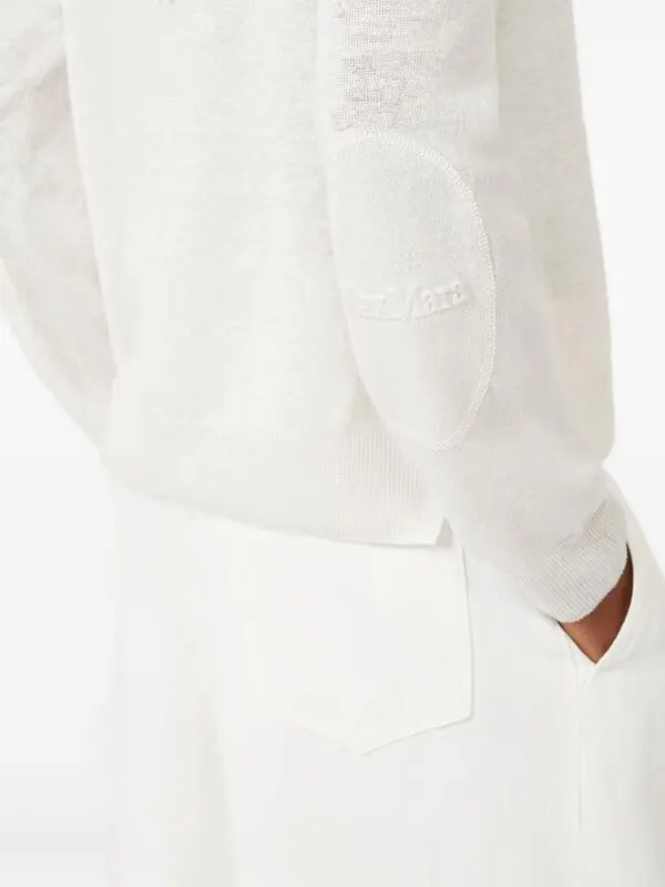 Max Mara Silk Nylon Crewneck Sweater