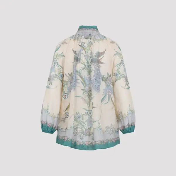 Zimmermann Indra Billow Blouse - Multicolor