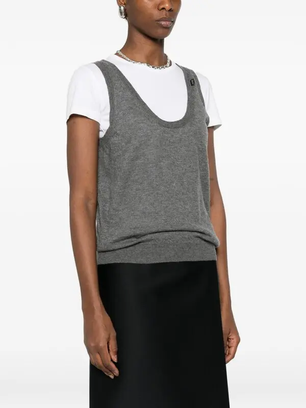 Prada Cashmere Tank Top - Multicolor
