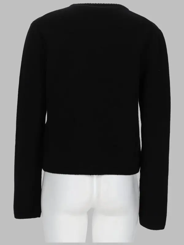 Moncler Contrast Logo Knit Sweater