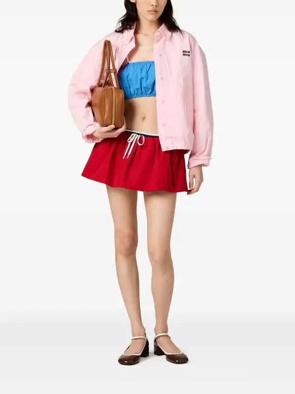 Miu Miu Cotton Short Jacket - Multicolor