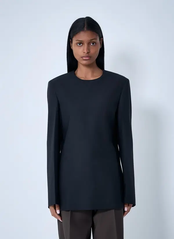 TOTEME Tailored Blouse - Black
