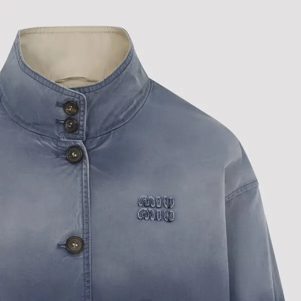Miu Miu Old Washed Twill Blouson