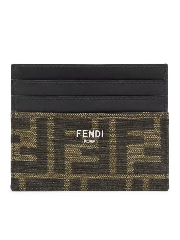 Fendi Ff Jacquandi Card Holder