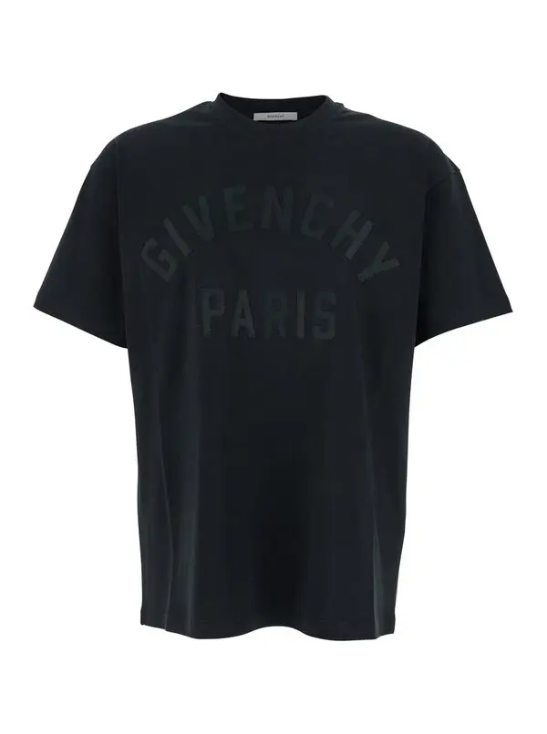 Givenchy T-shirt T-shirt With Maxi Logo On The Front In Cotton