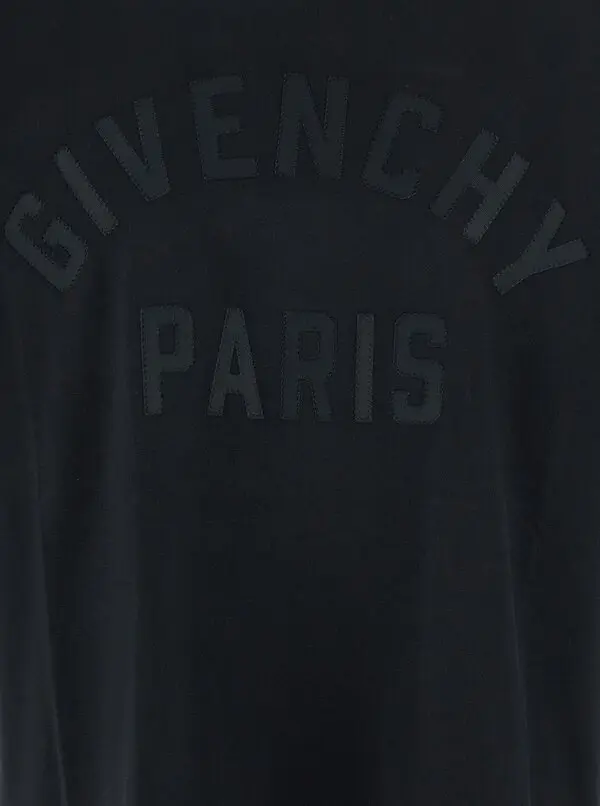 Givenchy T-shirt T-shirt With Maxi Logo On The Front In Cotton