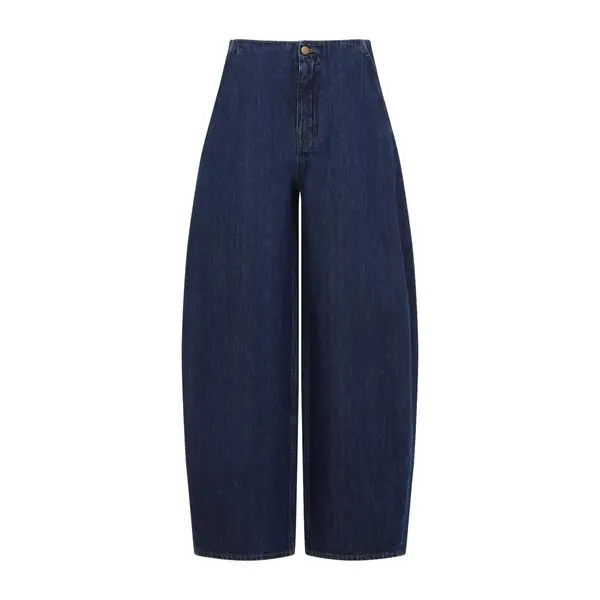 JIL SANDER Wide Leg Denim Pants - Blue