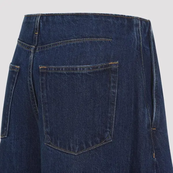 JIL SANDER Wide Leg Denim Pants - Blue