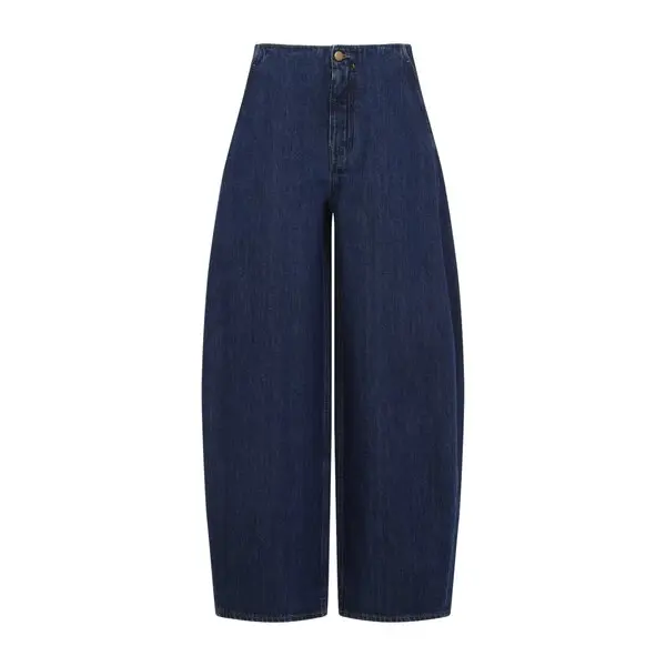 JIL SANDER Wide Leg Denim Pants - Blue
