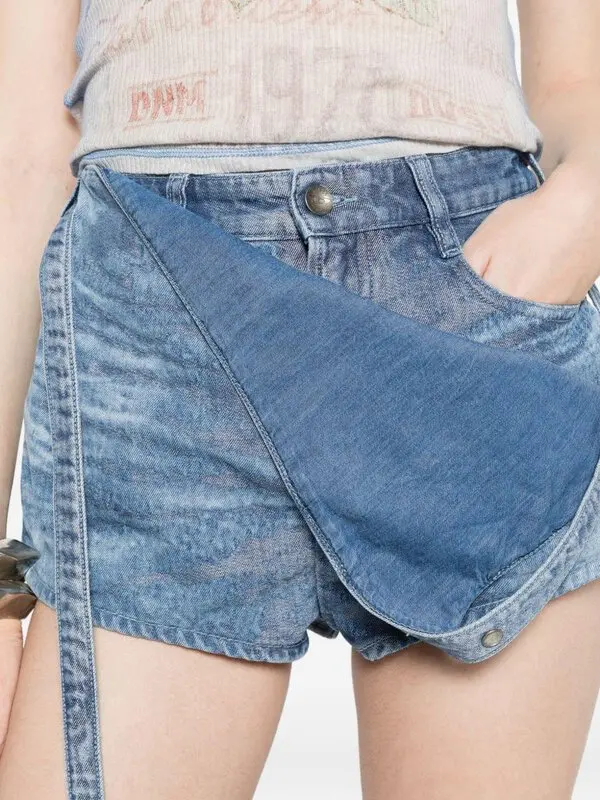 DIESEL® Cotton Denim Shorts - Multicolor