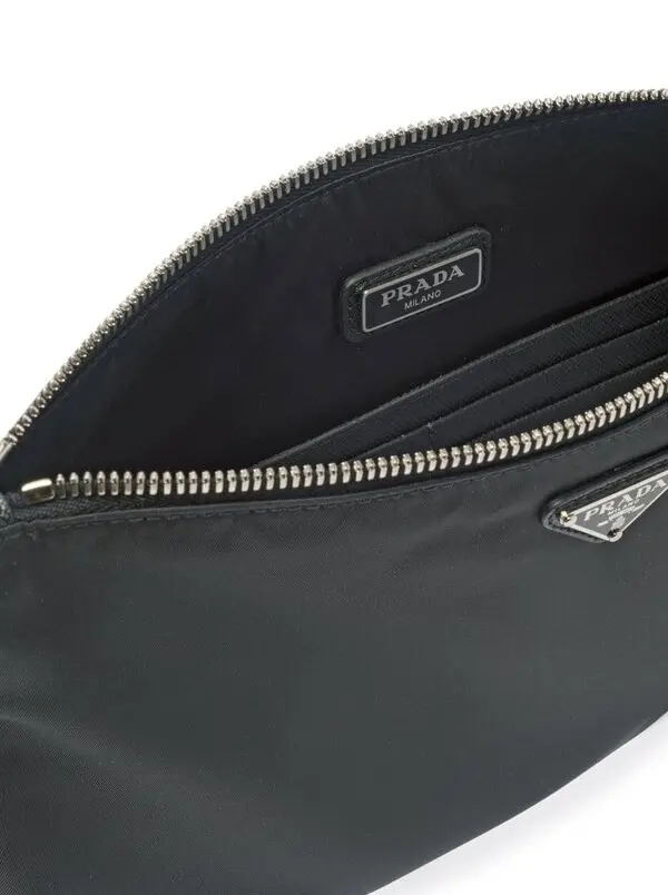 Prada Re-nylon Pouch In Saffiano