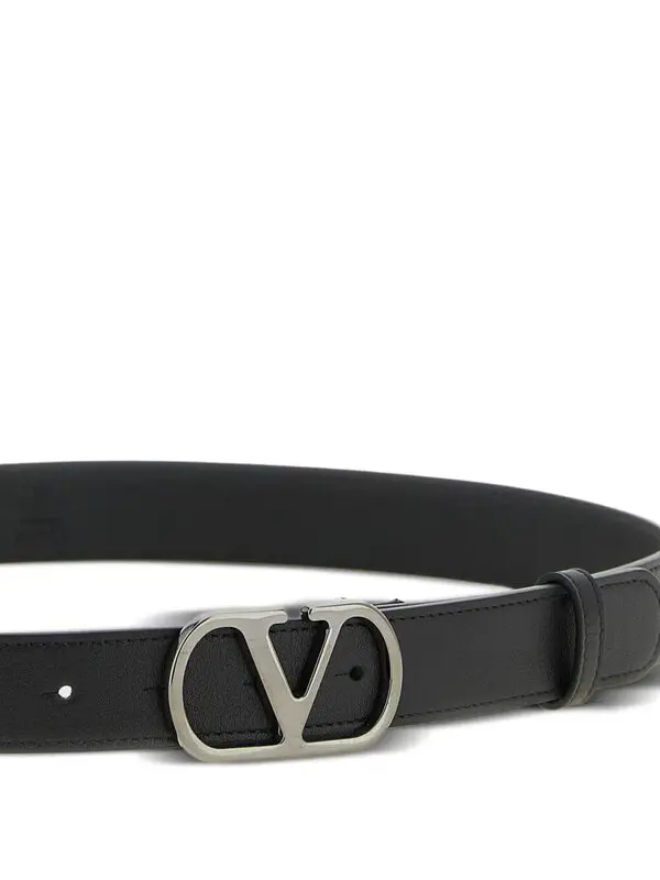 Valentino Garavani Vlogo Signature Belt - Black