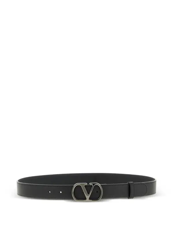 Valentino Garavani Vlogo Signature Belt - Black