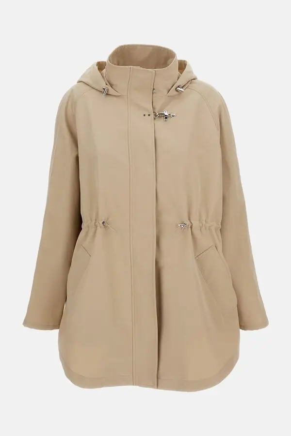 FAY Cotton Tech Long Parka - Multicolor