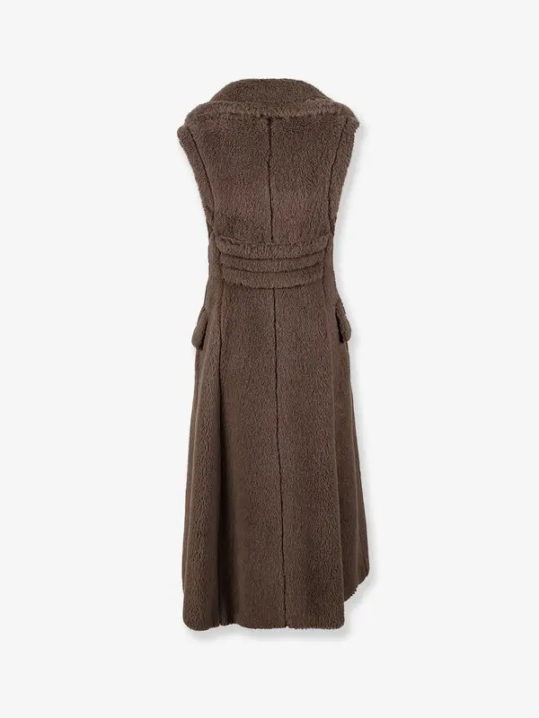 Max Mara Boario Sleeveless Alpaca Blend Coat - Multicolor