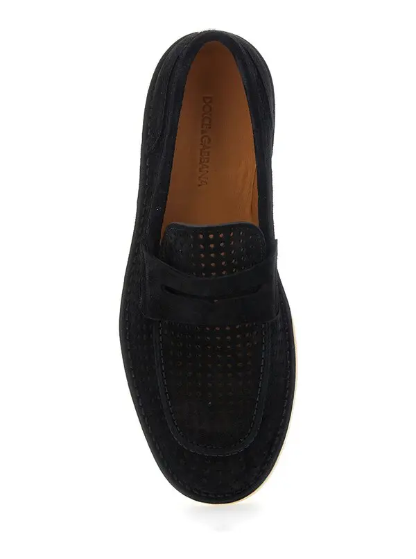 Dolce & Gabbana Florio Suede Loafers - Multicolor
