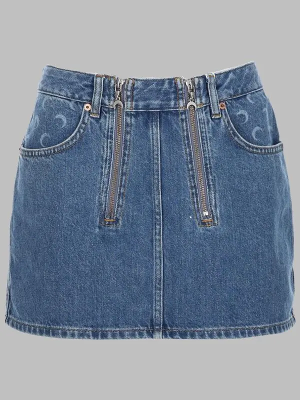 MARINE SERRE Mini Skirt - Blue