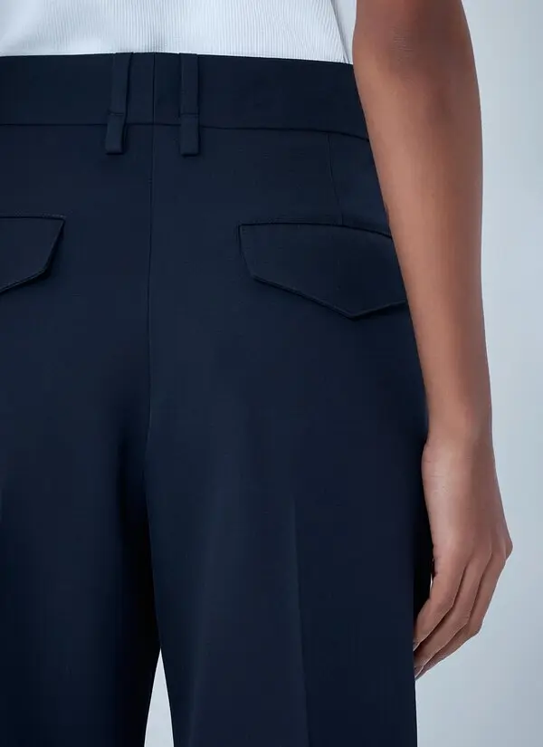 JIL SANDER High-waisted Pleated Pants
