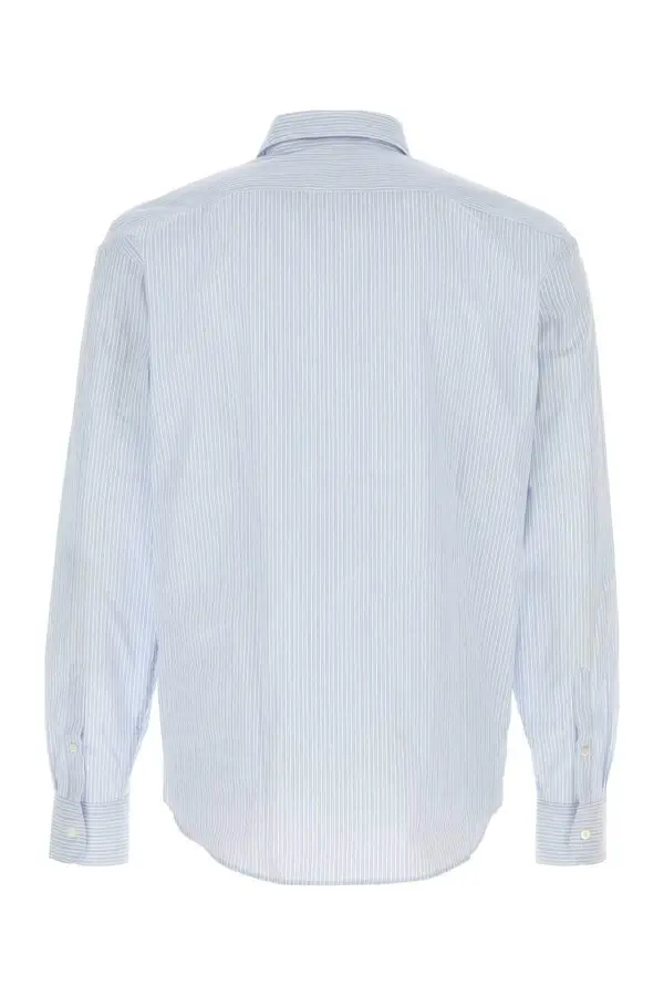 Prada Embroidered Poplin Shirt