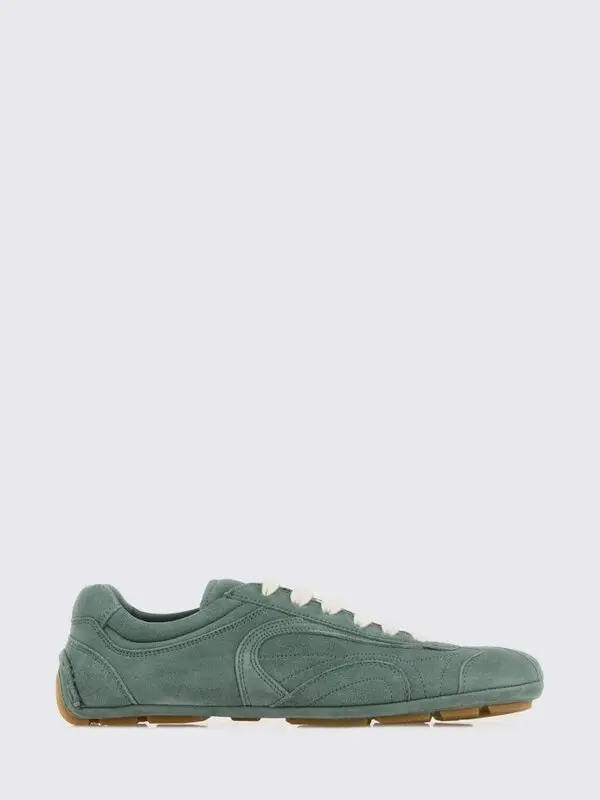 Prada Montecarlo Suede Sneakers - Green