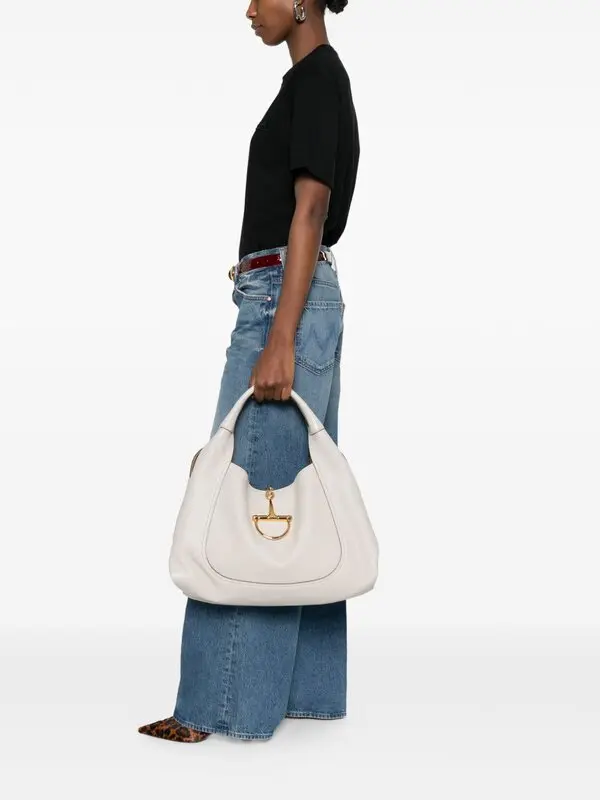 Gucci Softbit Leather Shoulder Bag