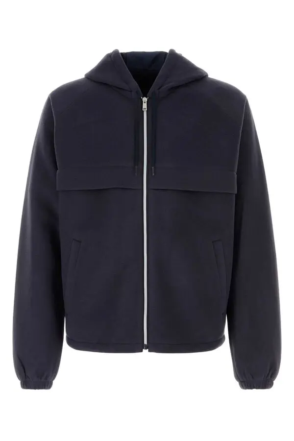 Prada Navy Pile Jacket