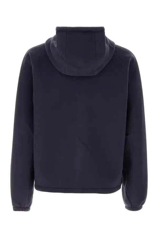 Prada Zip Up Fleece Jacket - Blue