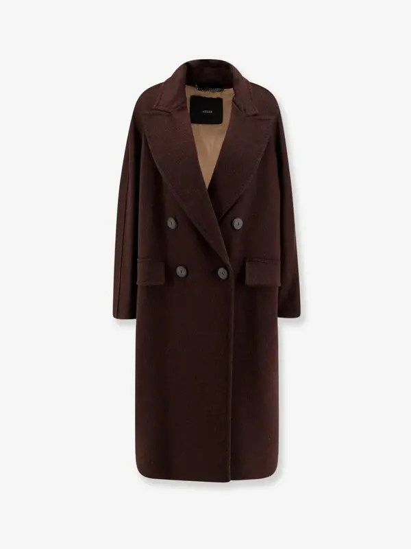 Max Mara Angus Cashmere And Alpaca Coat - Multicolor