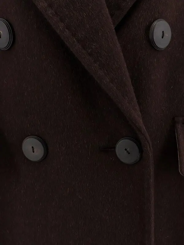 Max Mara Angus Cashmere And Alpaca Coat - Multicolor