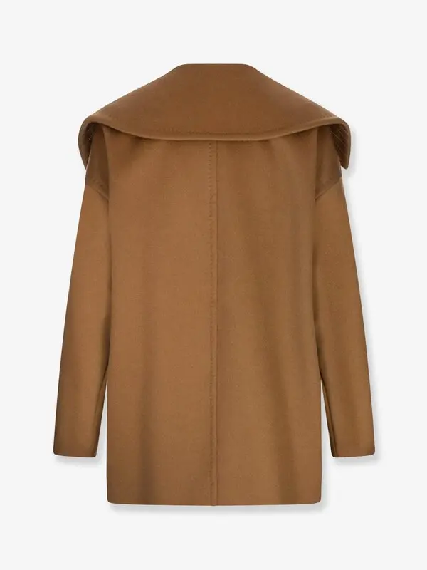 Max Mara Mario Double Breasted Cashmere Coat - Multicolor
