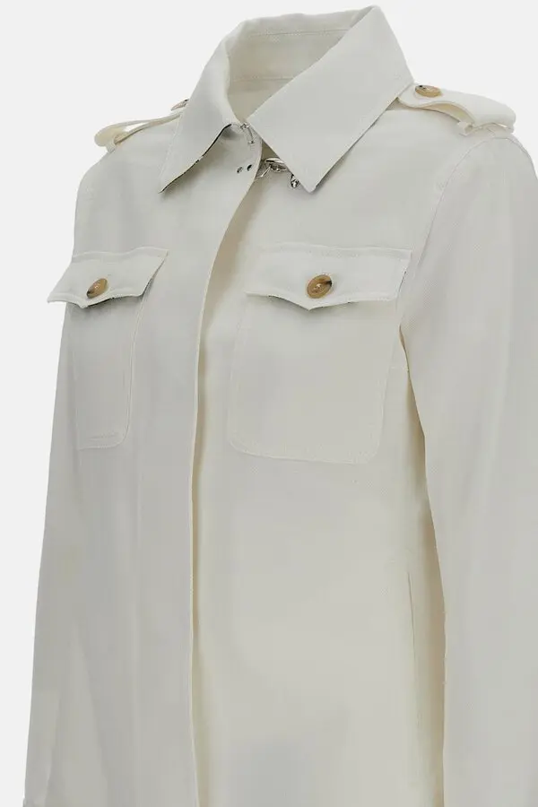 FAY Shirt Jacket Cotton Drill