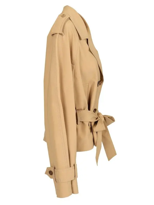 Marni Short Trench Coat With Belt